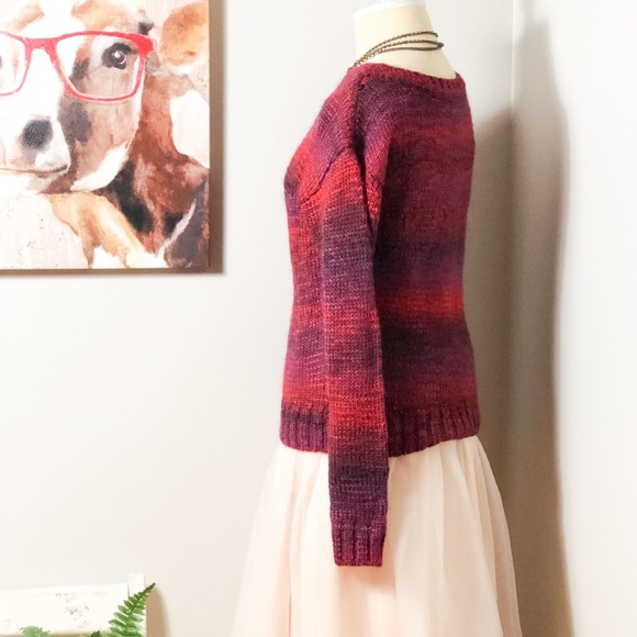 Chaps | Sweaters | Chaps Ombr Stripe Wool Blend Sweater | Poshmark